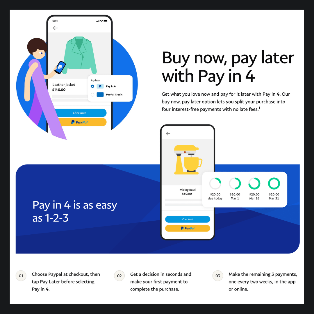 PayPal Payment Plan – Bottom Drops